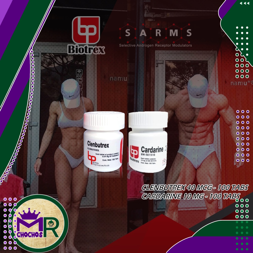 CICLO OXIDANTE DE GRASA (CLENBUTREX - CARDARINE) BIOTREX - Mr. Chochos
